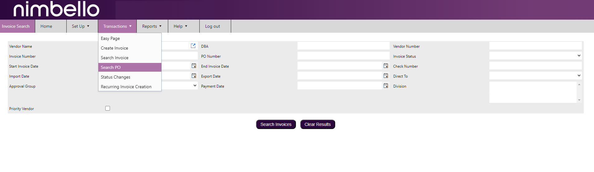 How Receipts Work For PO Invoices